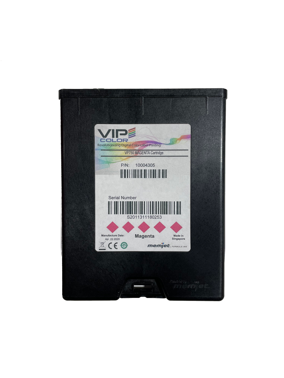VIPColor VP660/VP750 Magenta Memjet Ink Cartridge - Single / 250 ml