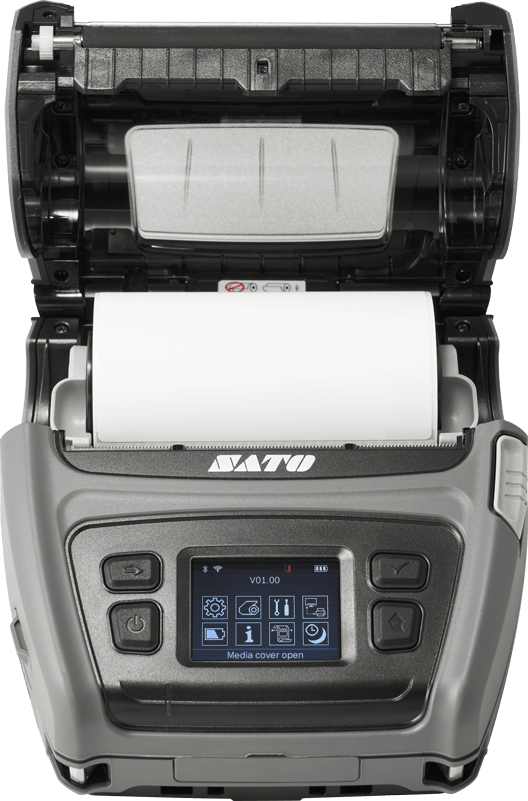 SATO WWPV41260 PV4 + Bluetooth v5.0 LE Direct Thermal Mobile Printer