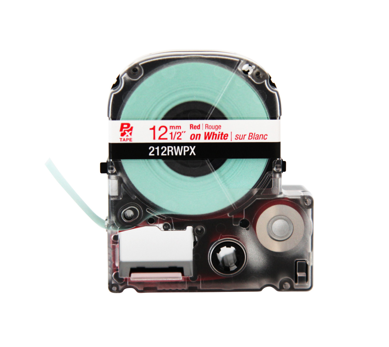 Epson 212RWPX 1/2" White Glossy Polyester Label PX Tape
