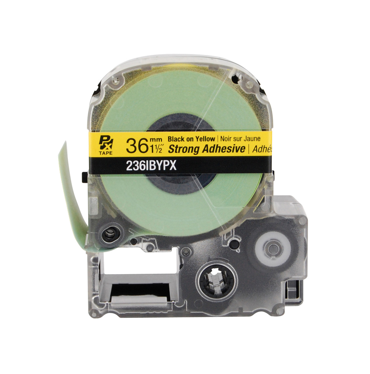 Epson 236IBYPX 1 1/2" Yellow Glossy Polyester Label PX Tape