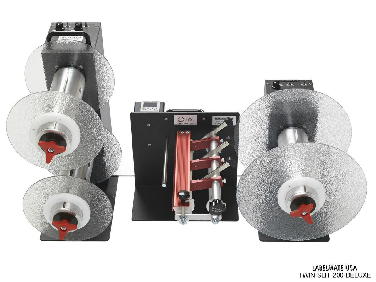 Labelmate Label Slitter TWIN-SLIT-200-DELUXE | Label Slittter & Rewinder