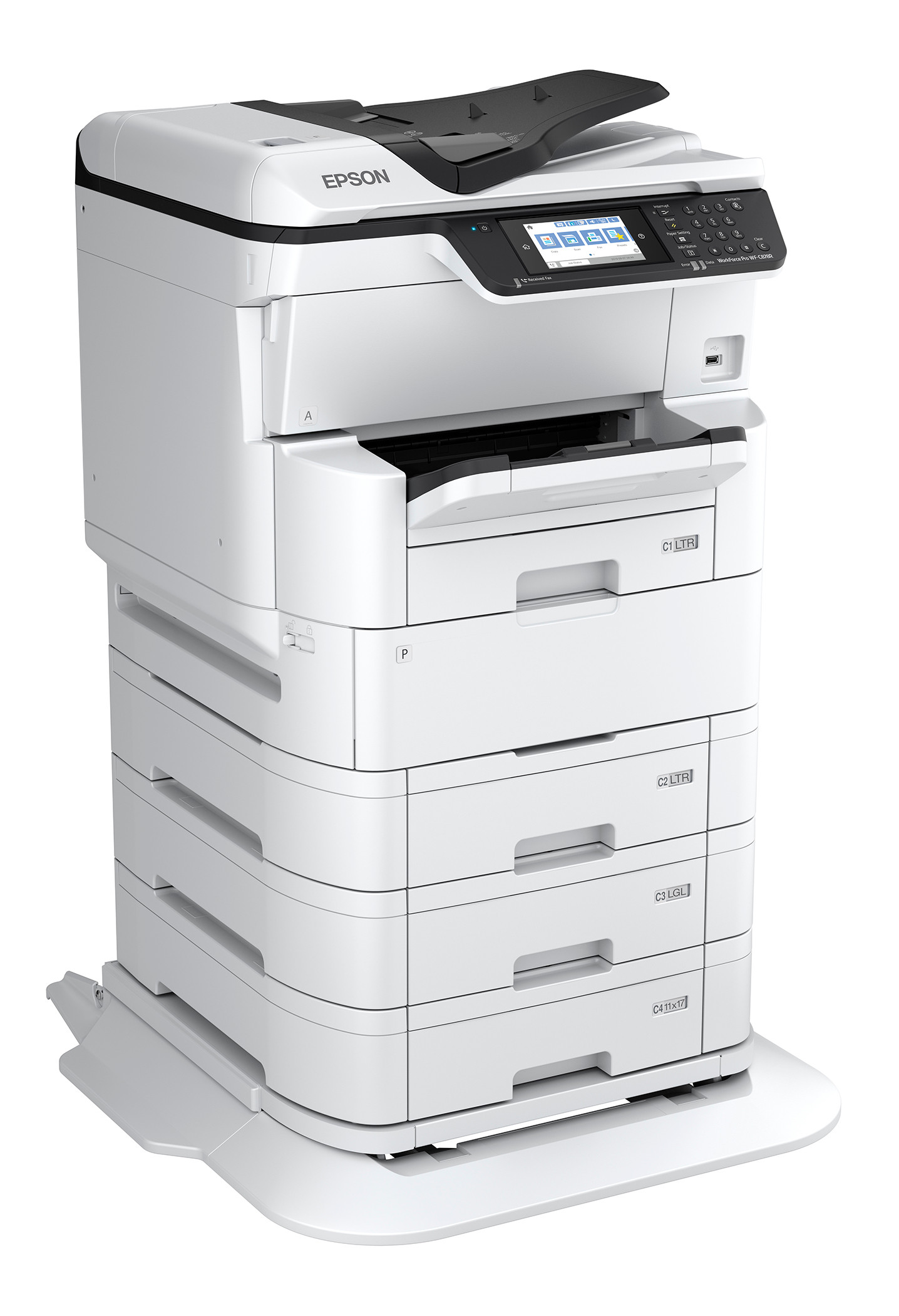 Epson WorkForce Pro WF-C878R Multifunction Color Printer ...