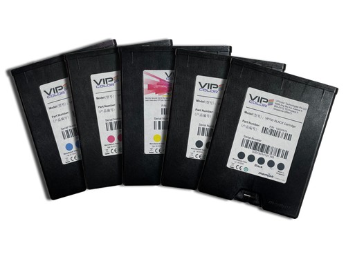 VIPColor VP610/VP700 2KCMY Memjet Ink Cartridge - 5 Mixed Pack / 250 ml