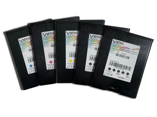 VIPColor VP660/VP750 2KCMY Memjet Ink Cartridge - 5 Mixed Pack / 250 ml