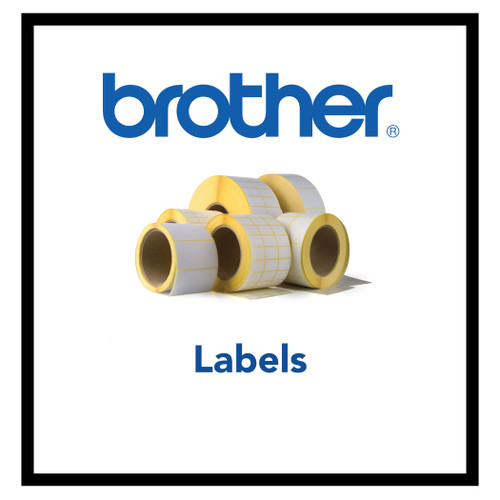 Brother RDQ02U1 Mobile Labels 2 IN X 3 IN, 190 labels/Roll 2.3" OD, 0. ...