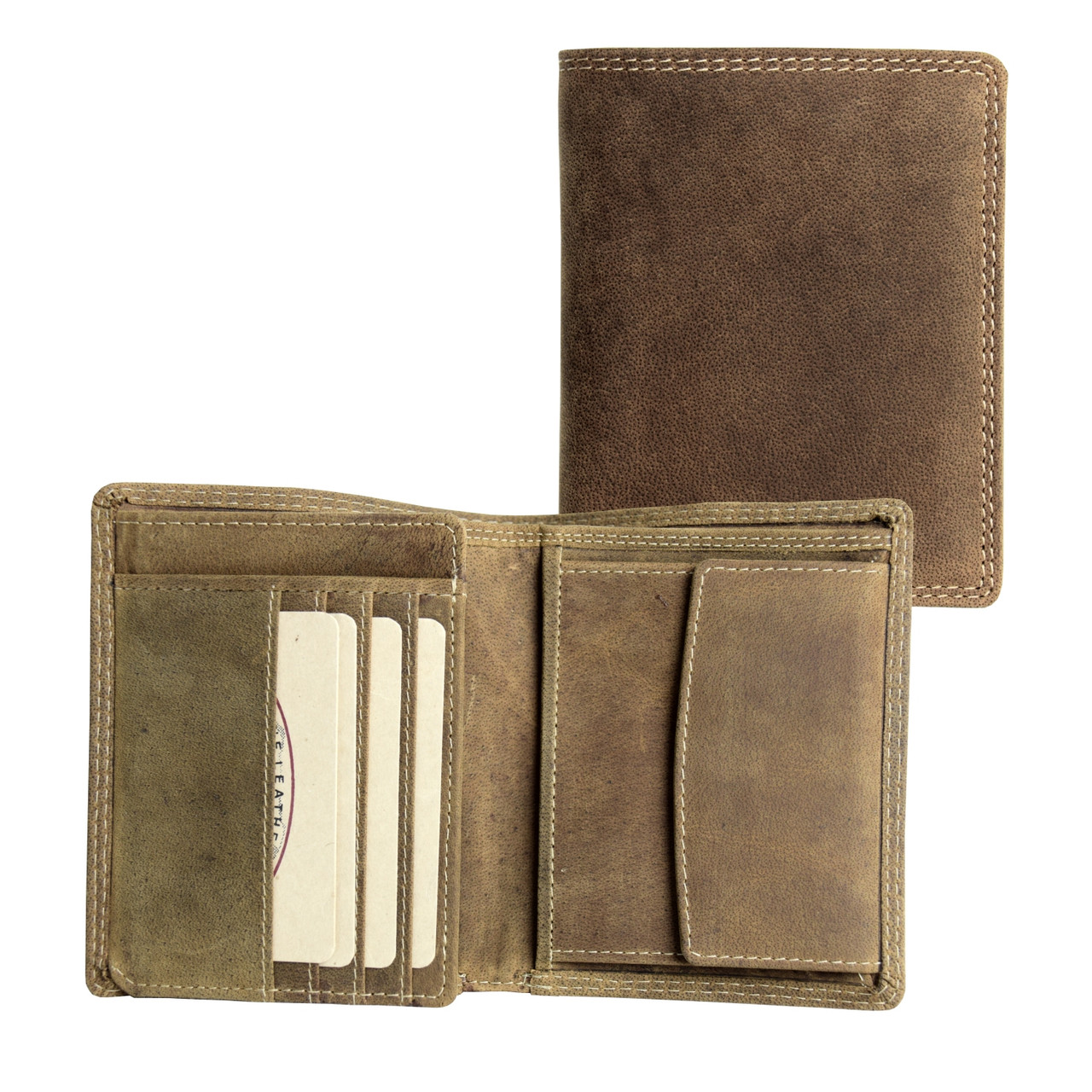 Adrian Klis Bifold Leather Change Wallet - Herbert's Boots and Western Wear