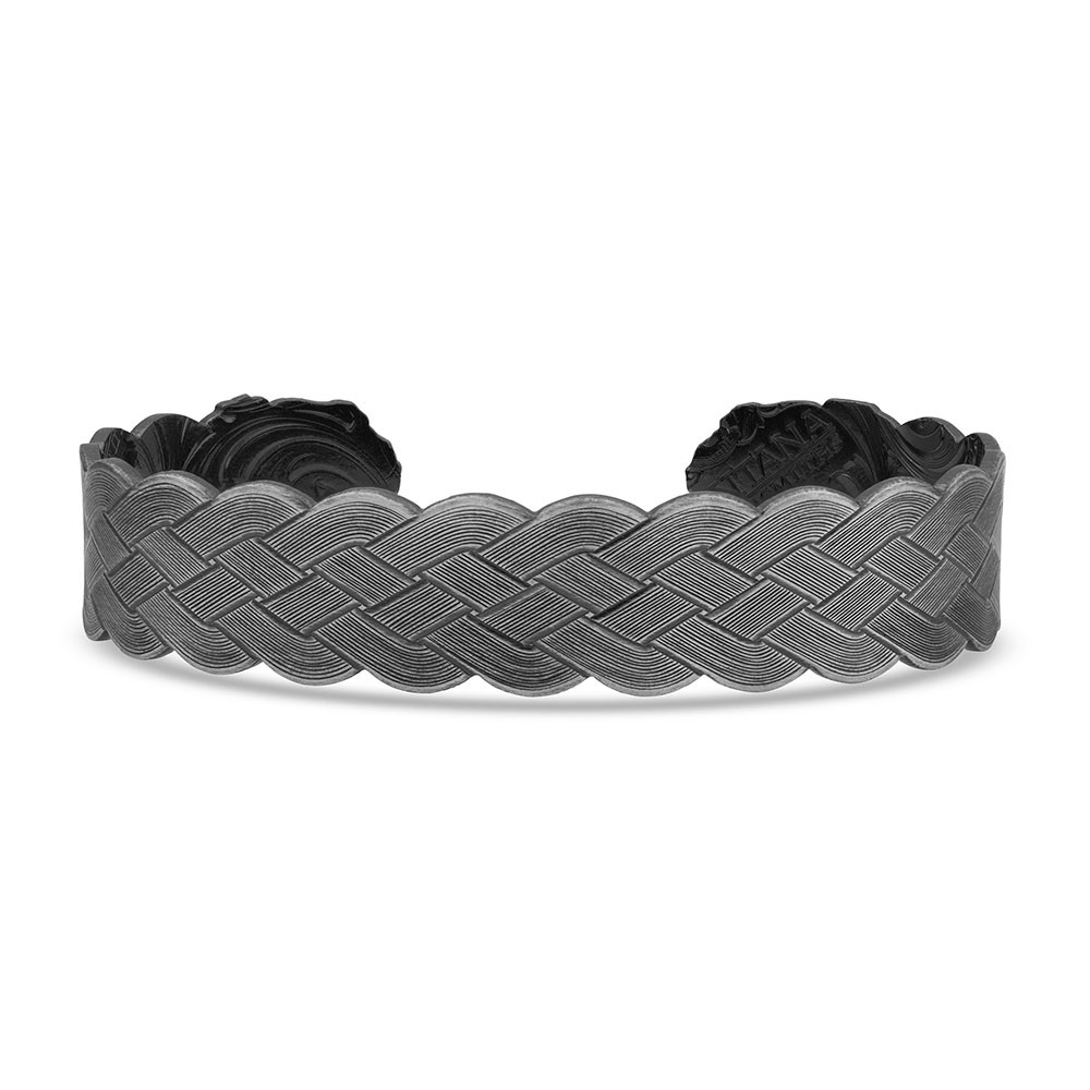 Montana Silversmiths Men's Flat Braid Bull Rope Cuff Bracelet - Herbert ...