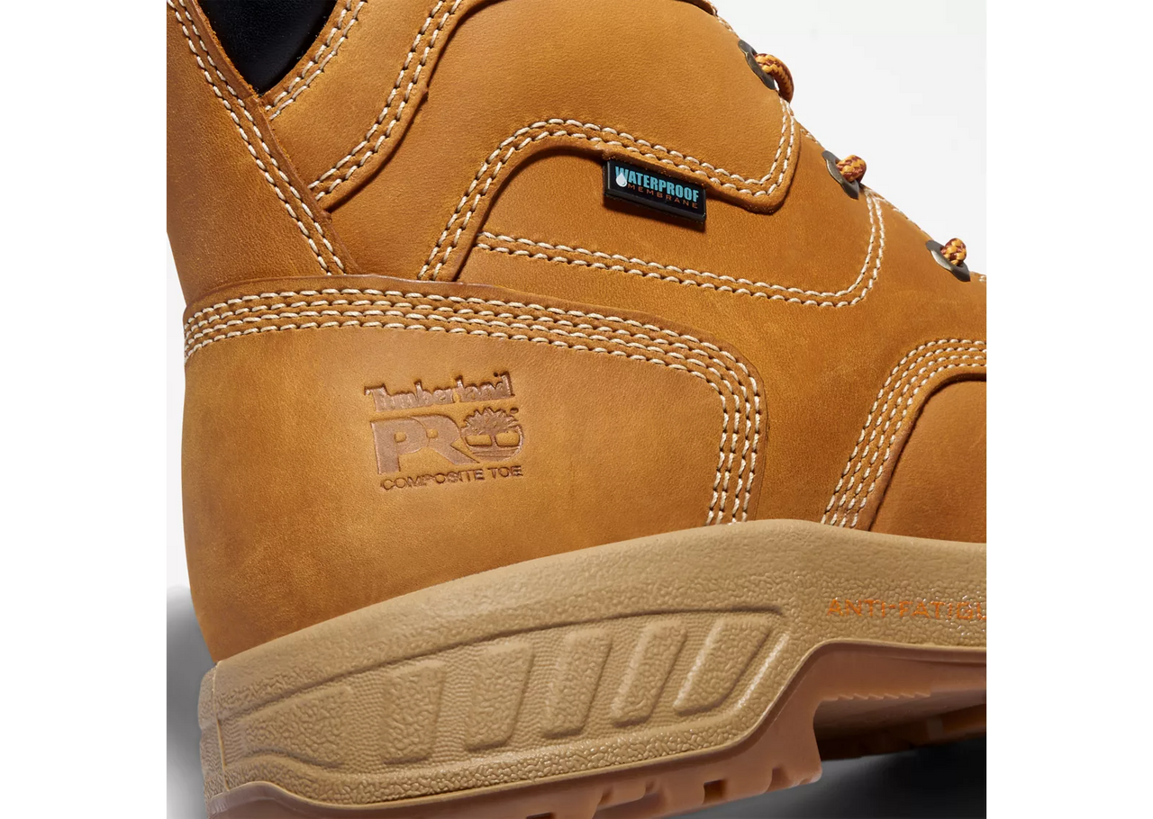 Women's Timberland Endurance 8" Waterproof Wheat Work Boots - Herbert's ...