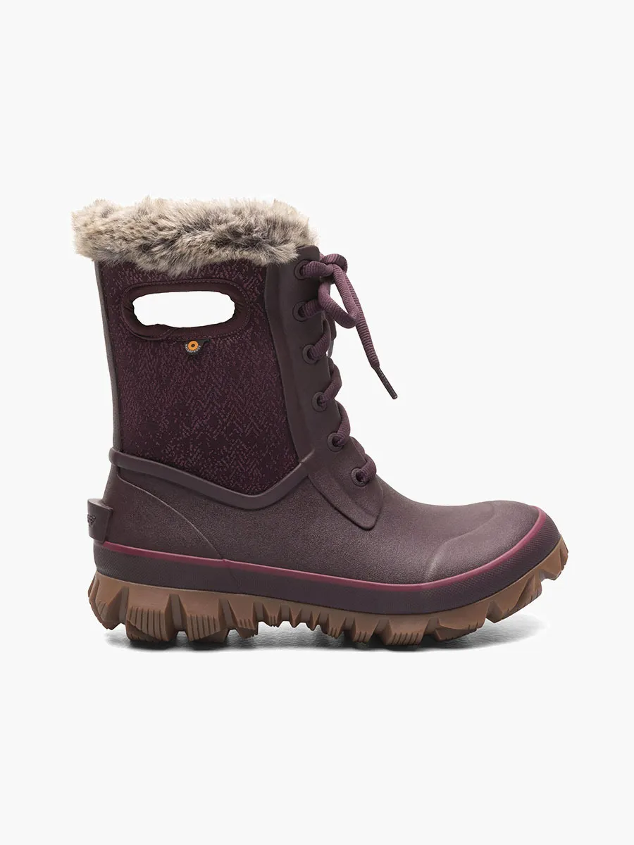 Women's Bogs Arcata Faded Wine Winter Boots - Herbert's Boots and ...