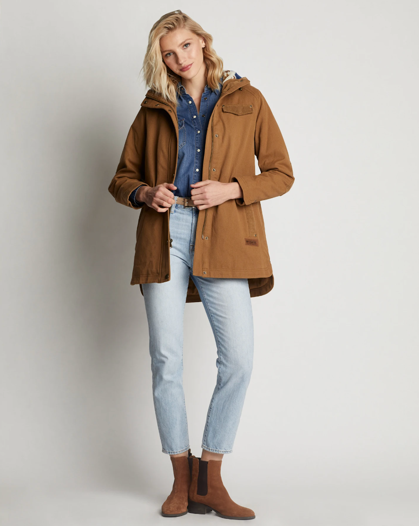 Women's Pendleton Marias Cotton Canvas Parka - Herbert's Boots and ...