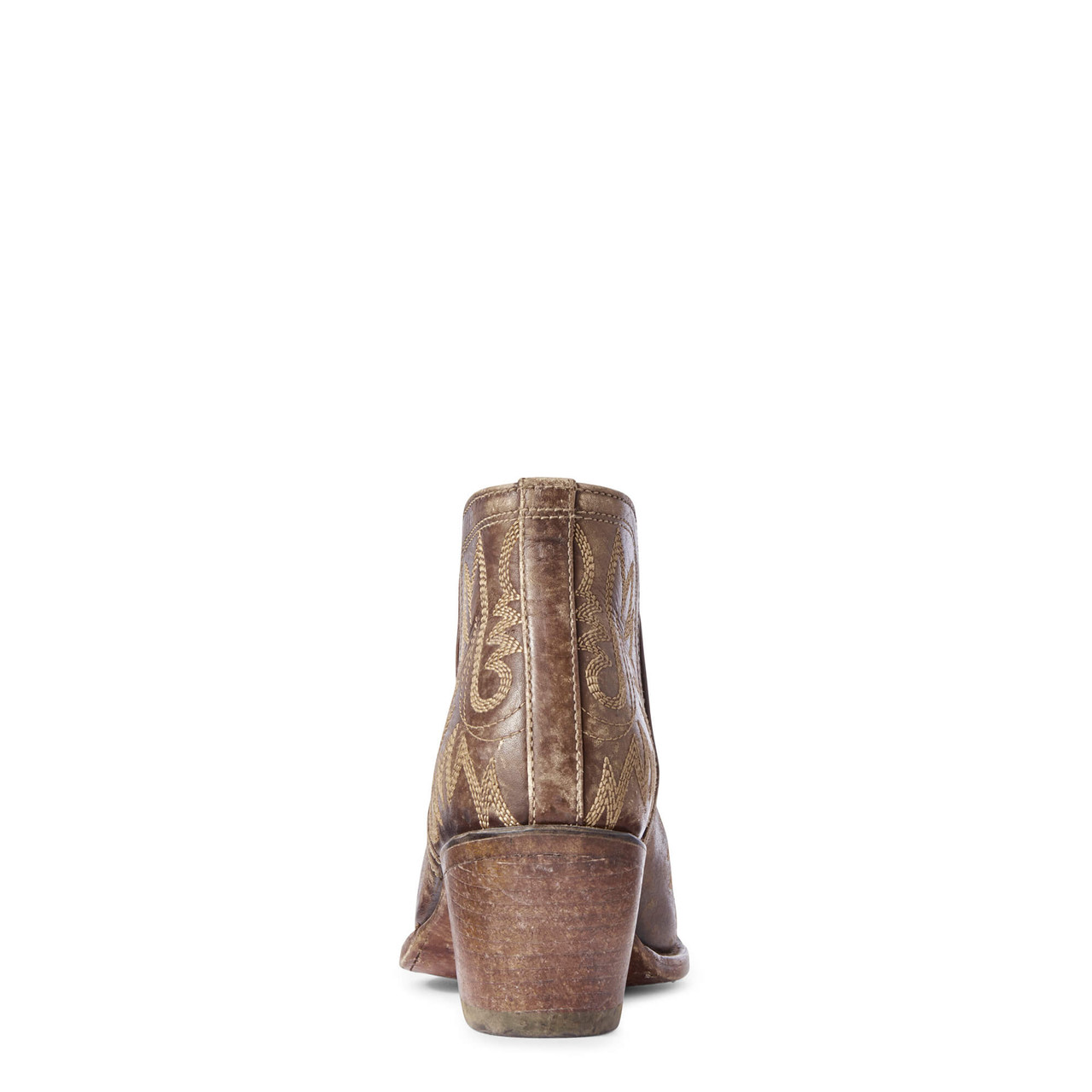 Women's Ariat Dixon Distressed Brown Western Boot - Herbert's Boots and ...