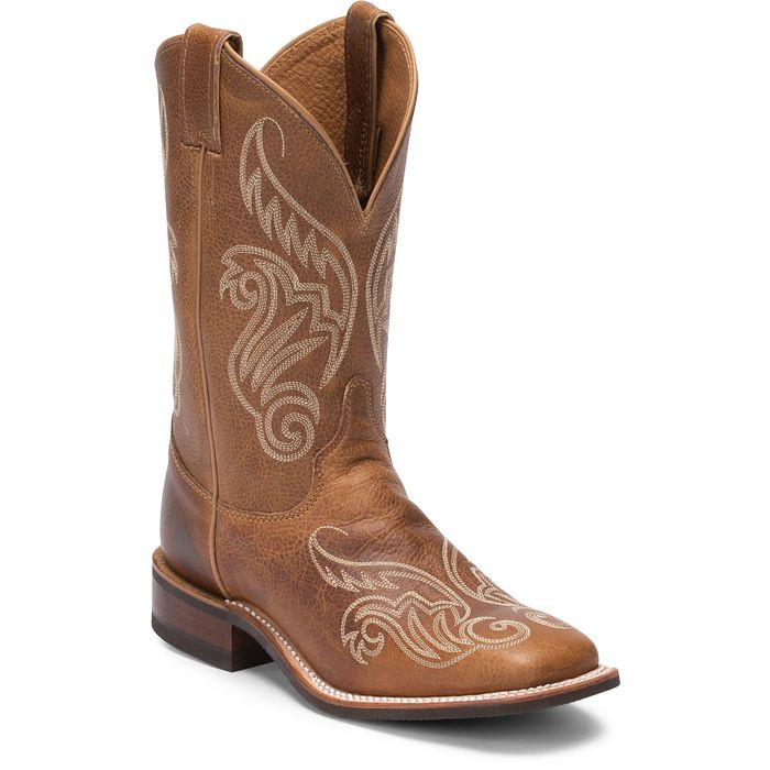 Women's Justin Llano Square Toe Western Boot - Herbert's Boots and ...