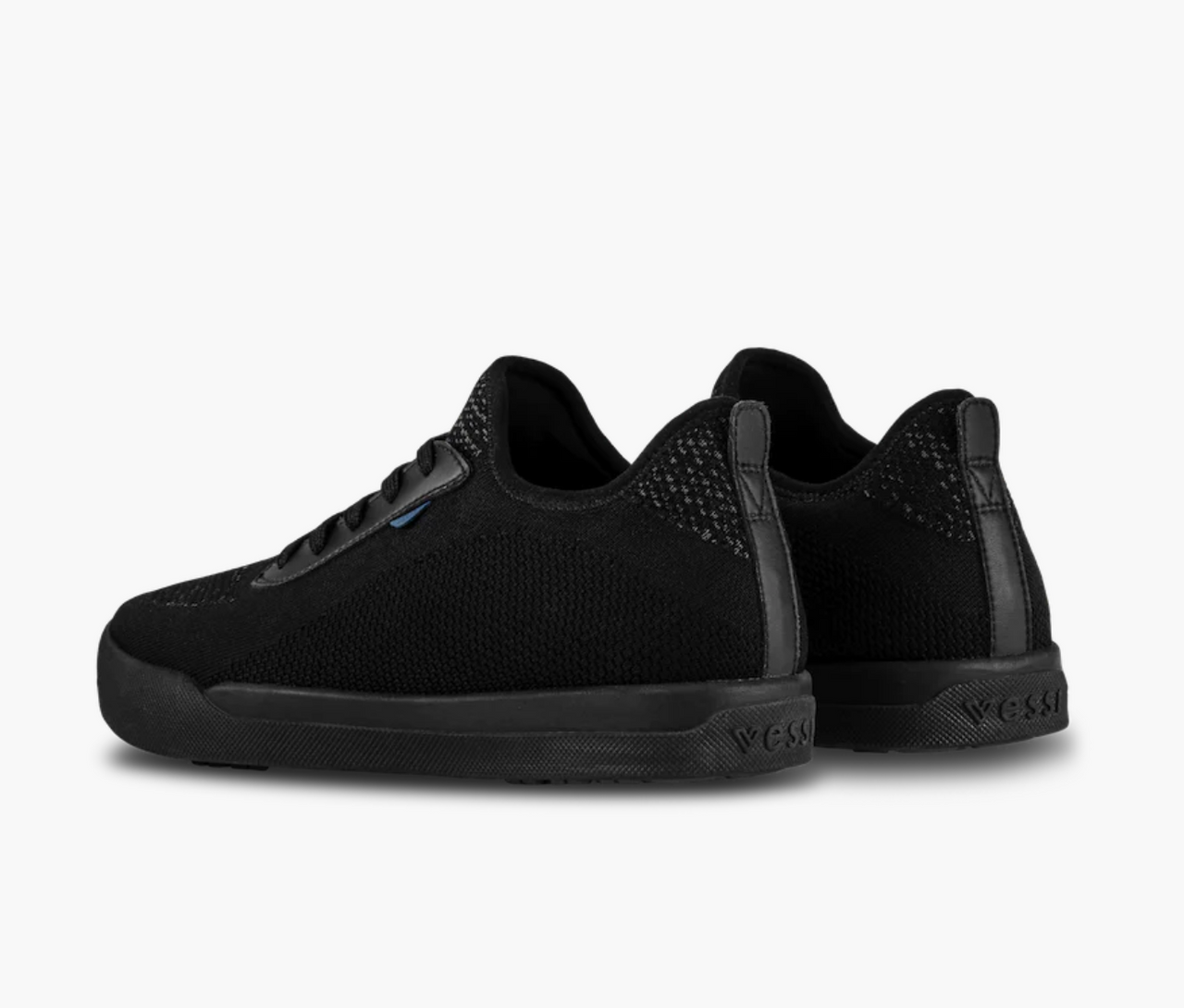 Vessi Weekend Asphalt Black on Black 100% Waterproof Shoe - Herbert's ...