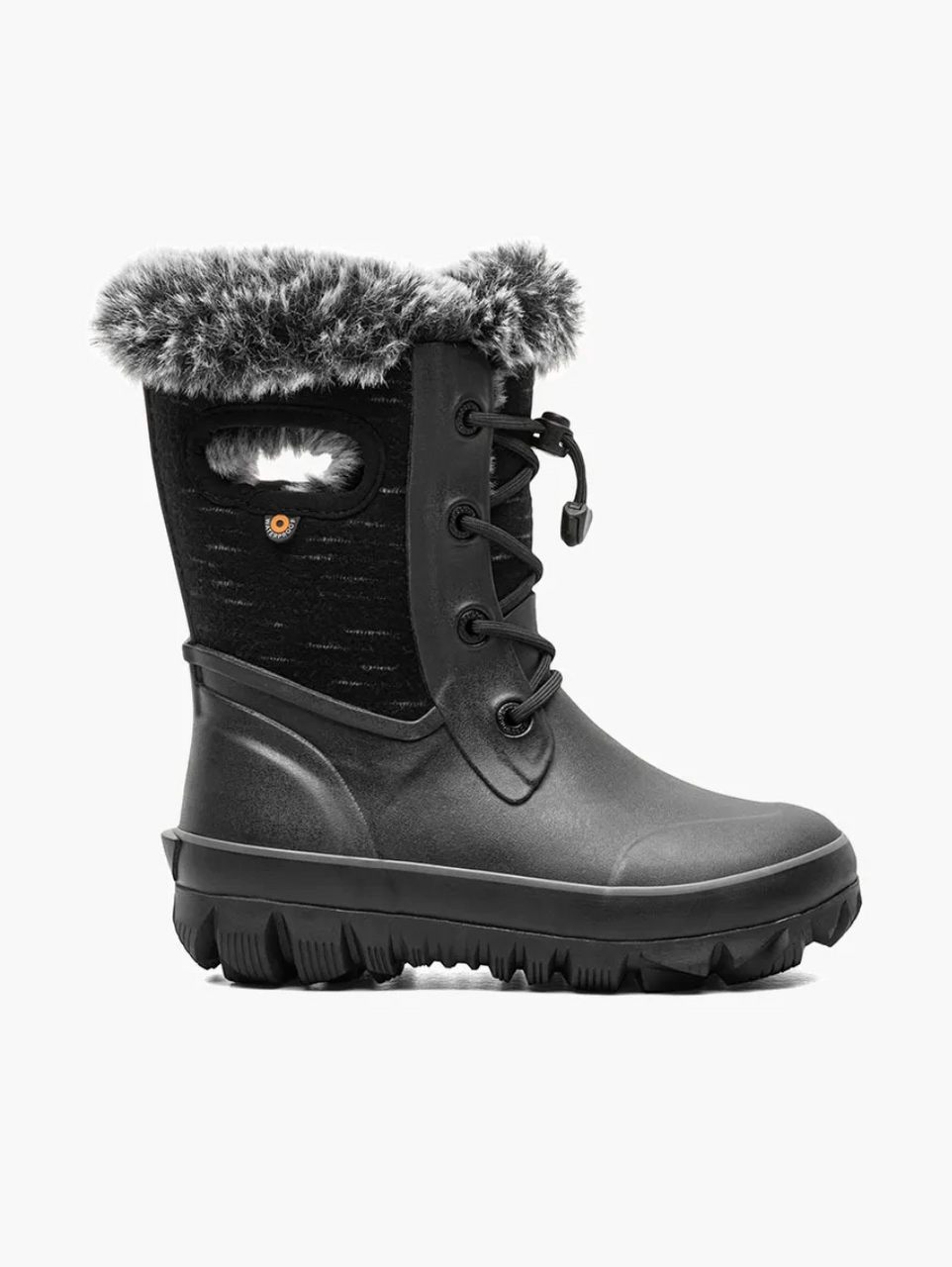 Kids Bogs Arcata II Dash Black Winter Boots - Herbert's Boots and ...