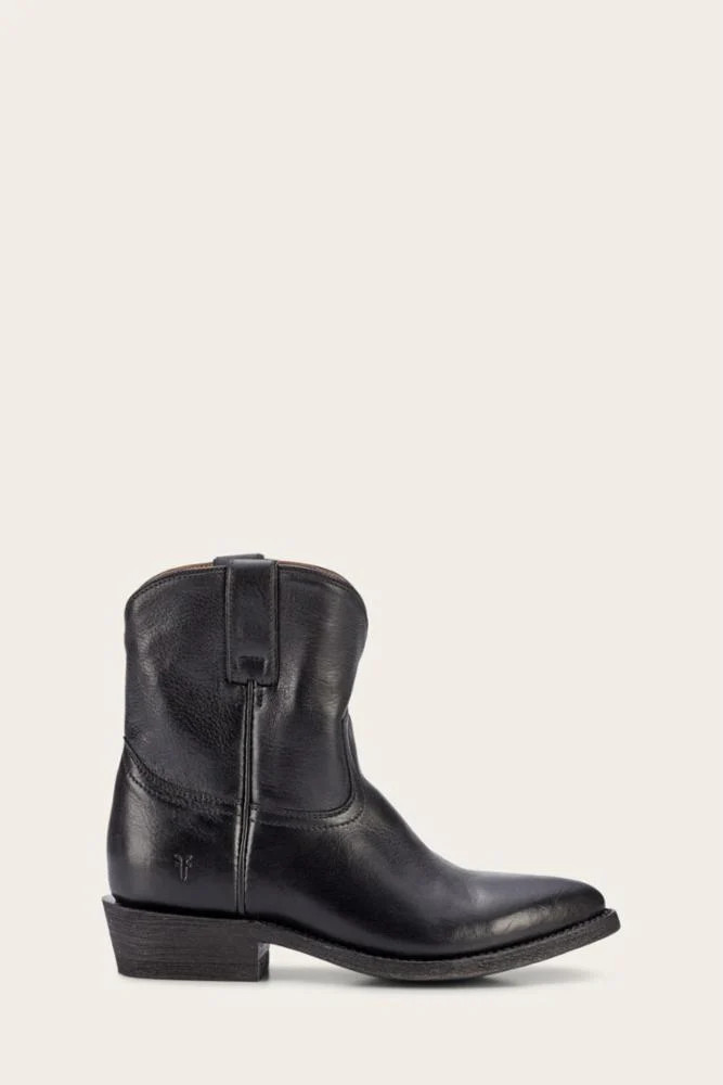 Women's Frye Black Billy Short Western Style Boot - Herbert's Boots and ...