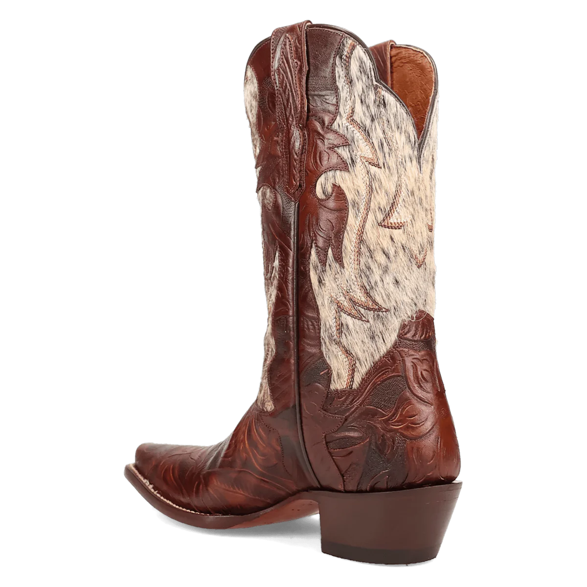 Dan Post Women's Andrinna Genuine Hide Hand Tooled Snip Toe Western ...