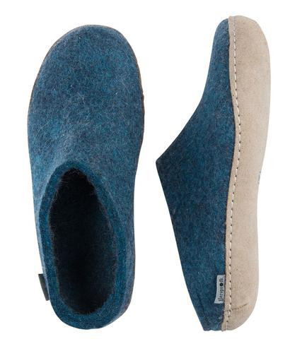 Glerups Blue Slipper - Herbert's Boots and Western Wear