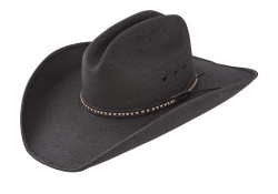 Resistol Jason Aldean "Asphalt Cowboy" Black Palm Leaf Straw Hat ...
