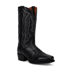 Dan Post Men's Wade Black Leather Cutter Toe - Herbert's Boots and ...