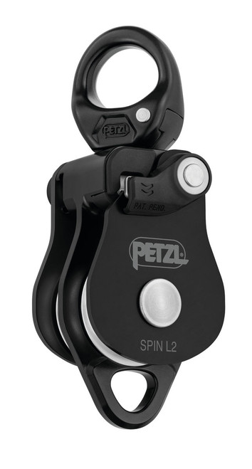 Petzl Spin L Pulley | High Efficiency Pulley with Swivel | Cascade ...