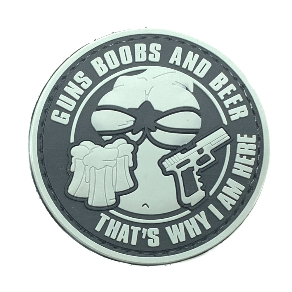Shellback Tactical Guns, Boobs and Beer PVC Patch