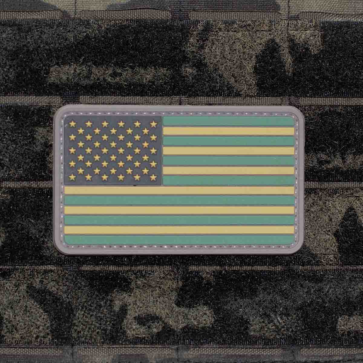 Shellback Tactical Forward Facing US Flag PVC Patch