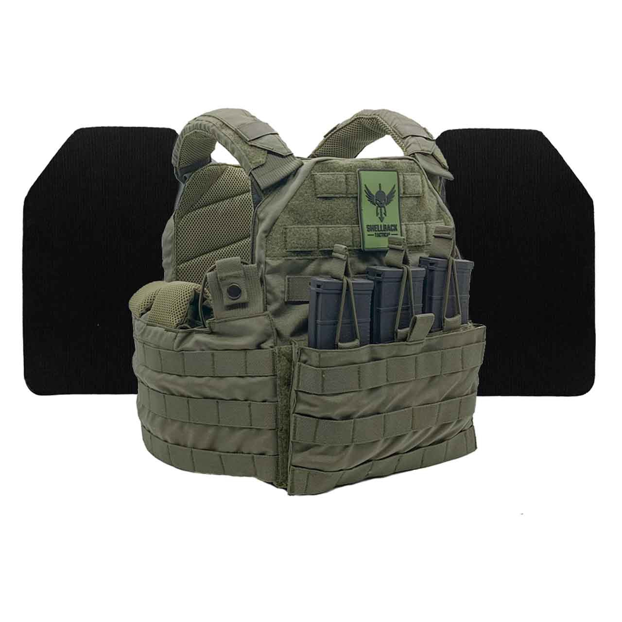 Shellback Tactical SF Level IV Body Armor Kit with Model 4S17M Plates
