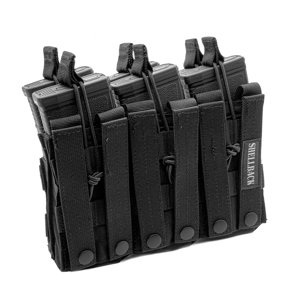 Shellback Tactical Triple Stacker Open Top M4 Mag Pouch