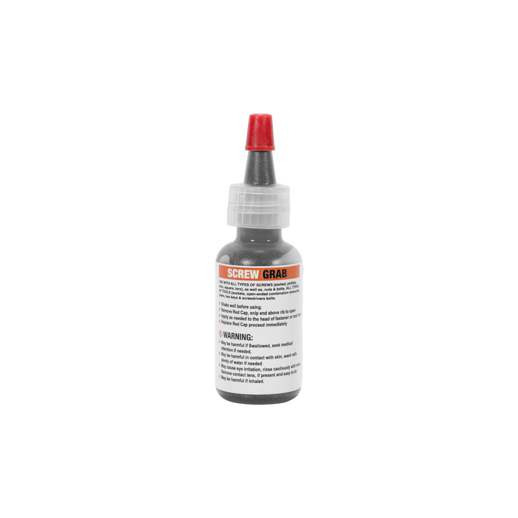 Screw Grab Liquid 0.5 oz Carded for Stripped Screws All Screw Heads (SG-94)