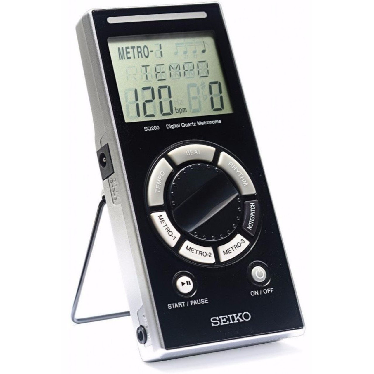 Seiko SQ200 Digital Quartz Metronome, Black
