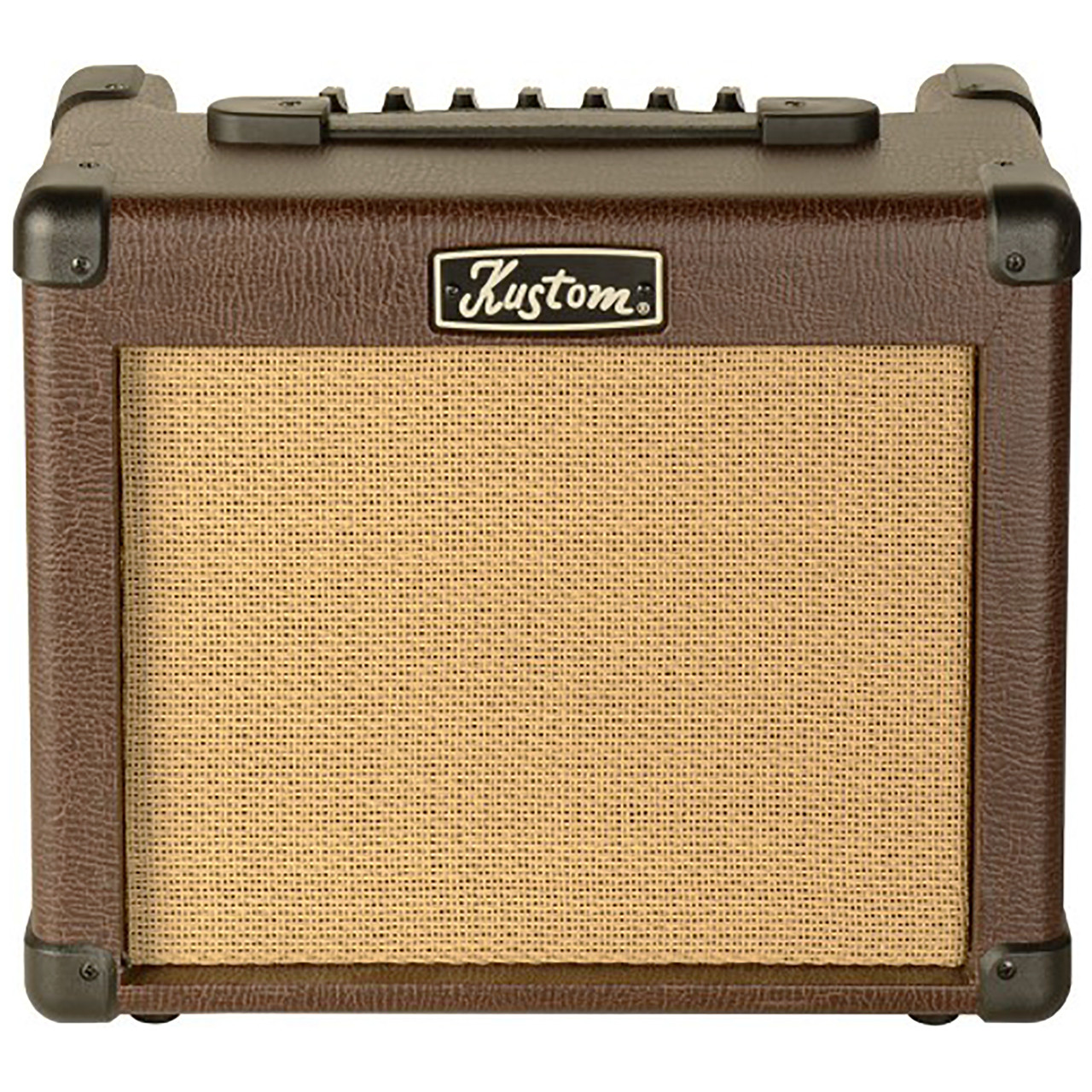 Kustom SIENNA16PRO Sienna Pro 16-Watt 1x8 Acoustic Guitar Amplifier, Brown