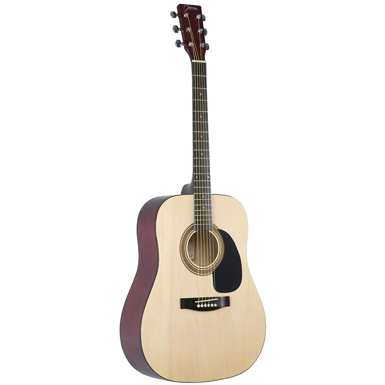 Johnson JG-610-N Player Series Full Size Dreadnought Acoustic Guitar ...