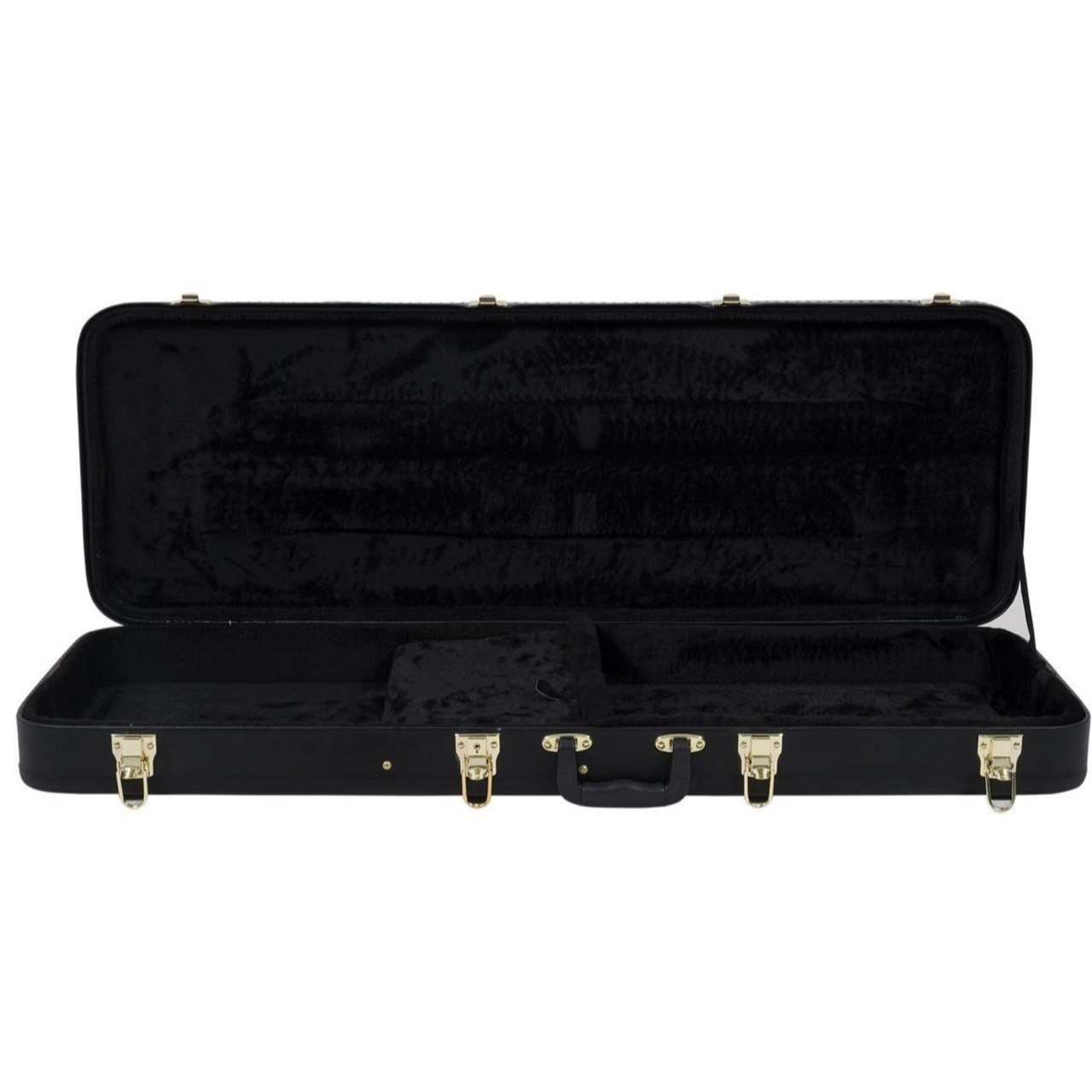 Guardian CG-016-E Flat Top Hardshell Electric Guitar Case, Black