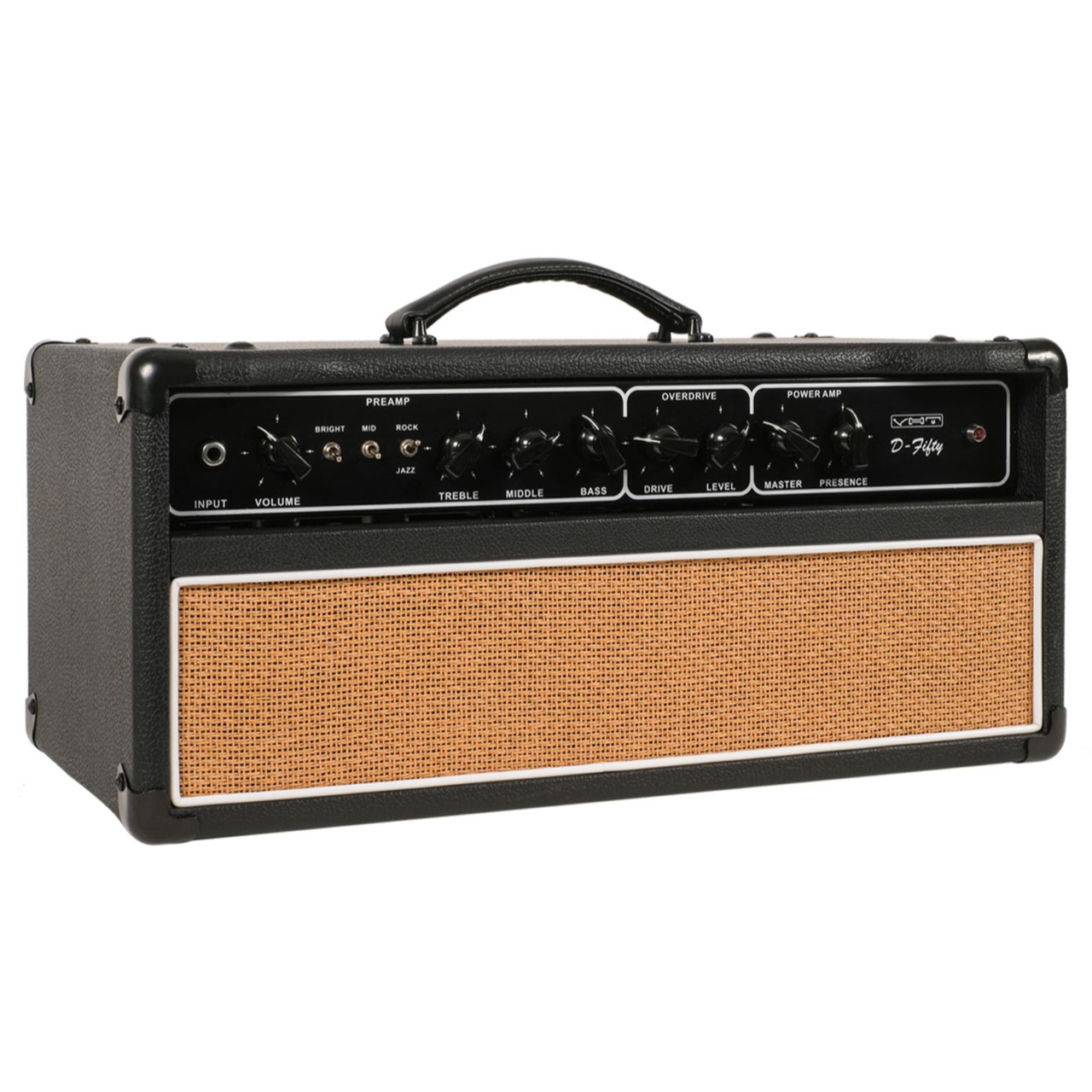 VHT AV-D-50H D-Fifty Hand Wired Tube Amplifier Head with Footswitch (AV ...