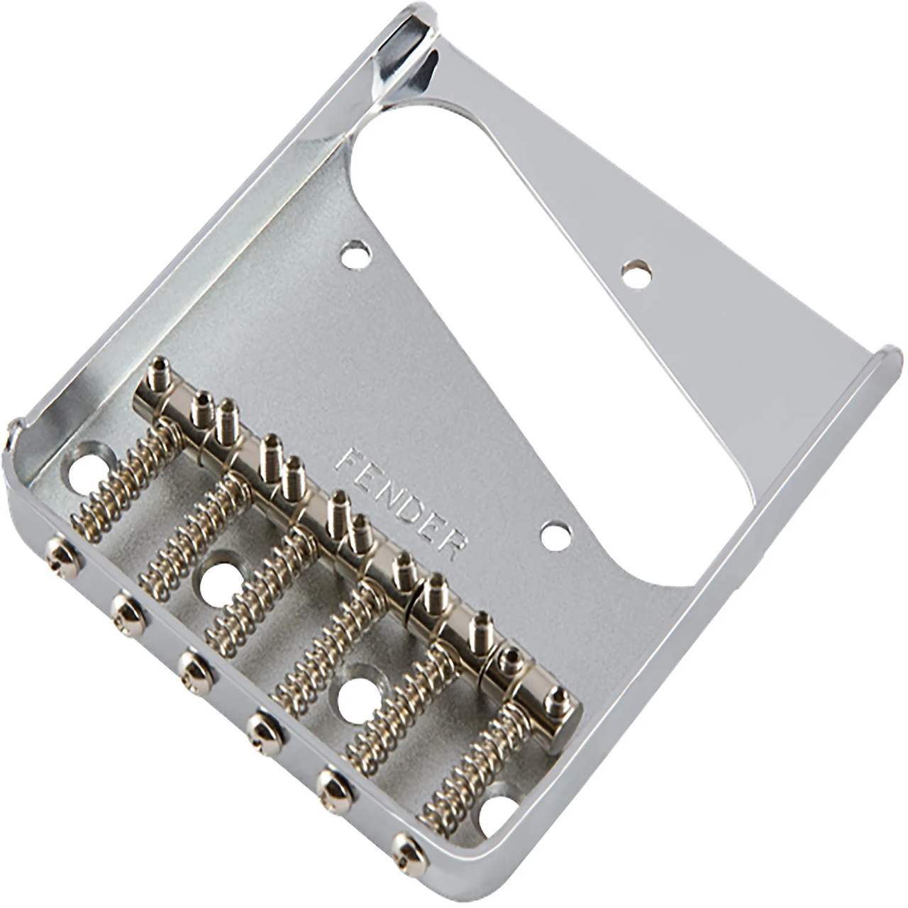 Fender 6-Saddle Vintage Style Telecaster Bridge Assembly, Chrome (099 ...