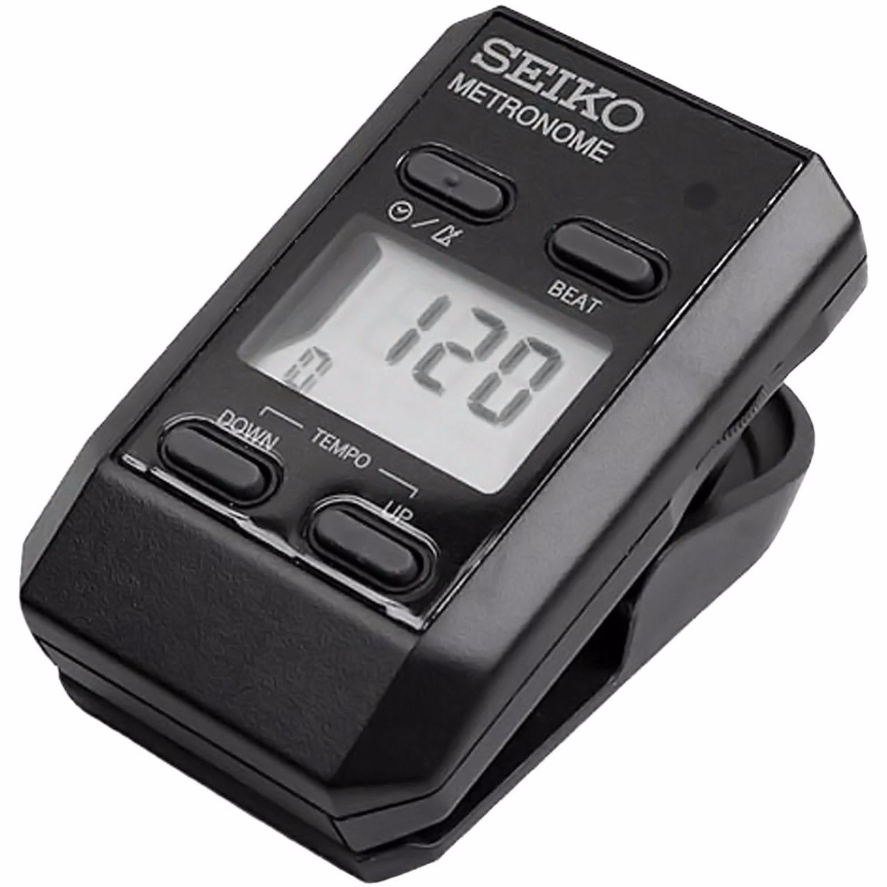 Seiko DM51B Clip-On Digital Metronome, Black