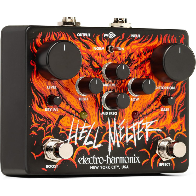 Electro-Harmonix EHX Hell Melter Distortion Pedal
