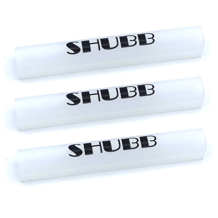 Shubb R12C Clear Capo Replacement Sleeve, 3-Pack Clear with Logo