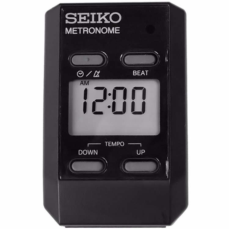 Seiko DM51B Clip-On Digital Metronome, Black