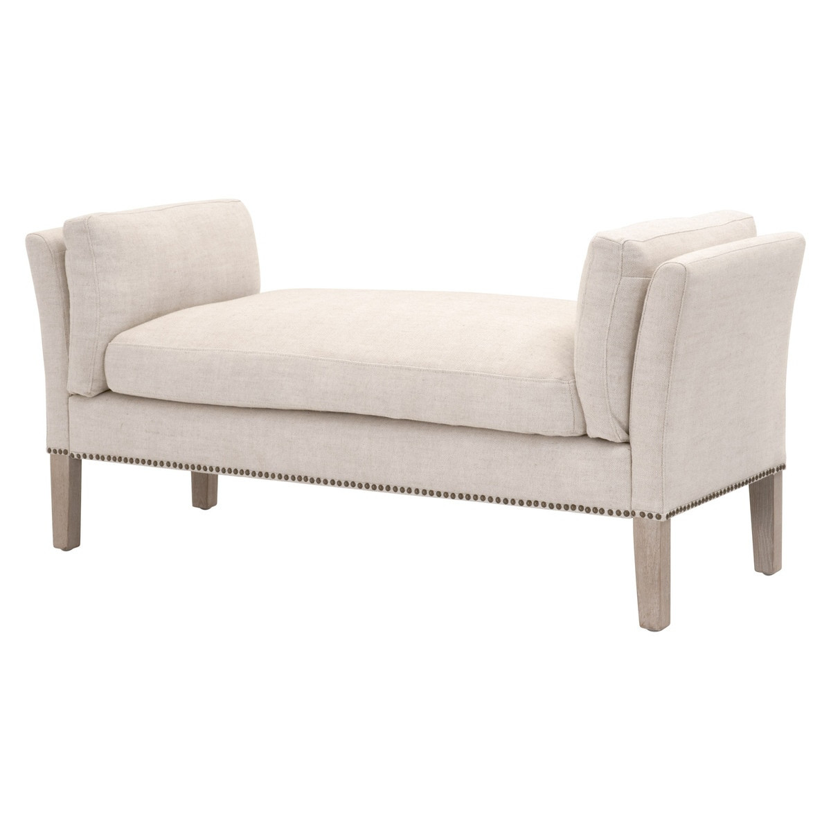 Essentials For Living - Warner Bench in Performance Bisque French Linen ...