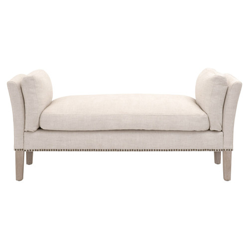 Essentials For Living - Warner Bench in Performance Bisque French Linen ...