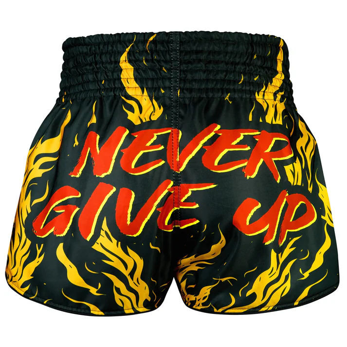 TUFF High Cut Retro Muaythai Shorts The Gigantic Beast - Martial Art Shop