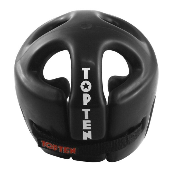 Black Top Ten Training Head Guard - Martial Art Shop