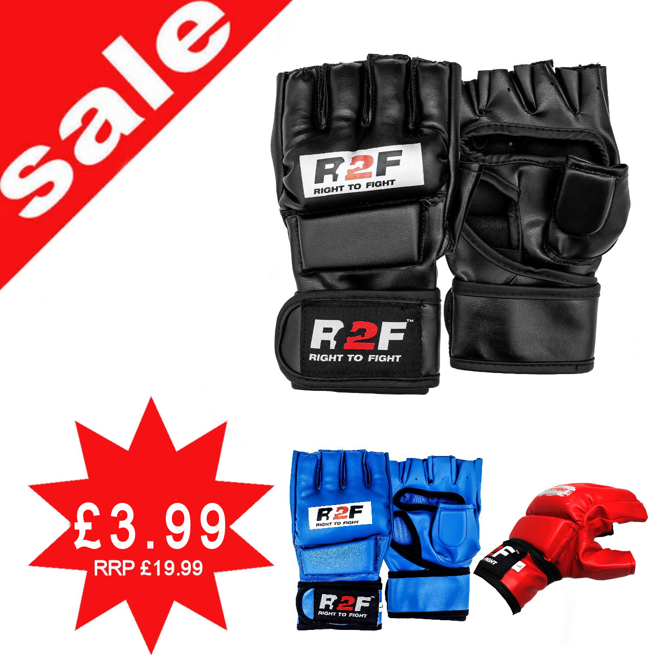 R2F Sports 348 Grappling Gloves - Martial Art Shop