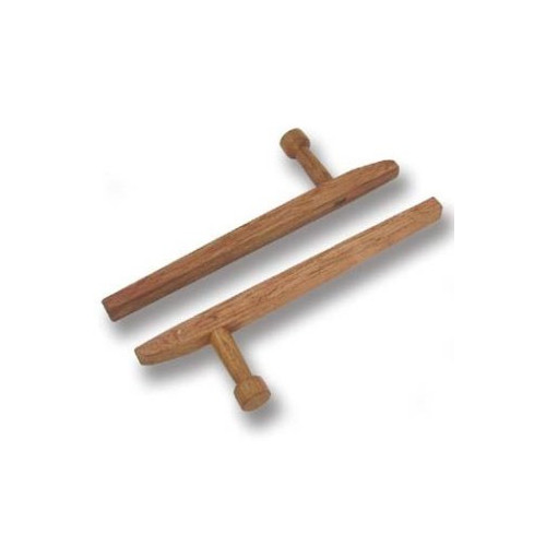 Tonfa Natural Octagonal Red Oak 19.5" - Martial Art Shop