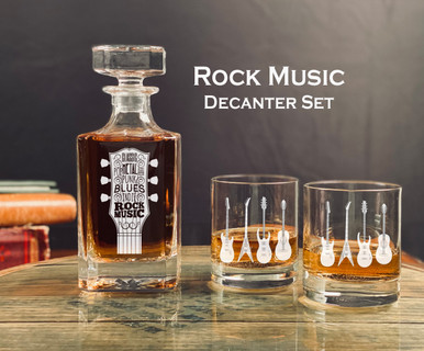 Music-themed whiskey decanter - Music Whiskey Decanter Set