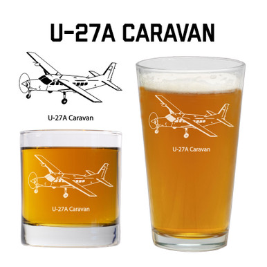 U-27A Caravan Engraved Glassware - Shop Now