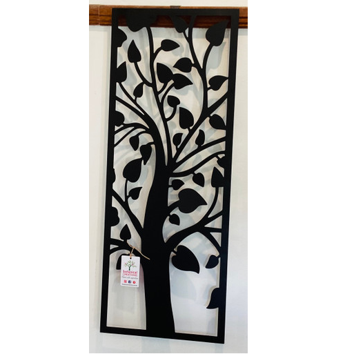 Heart Leaf Tree Wall Art Left - Botanical Creations