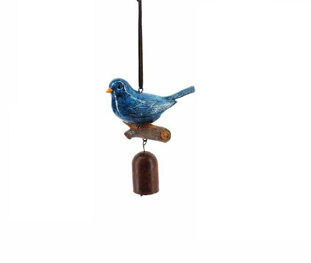 Blue Bird Wind Chime - Botanical Creations