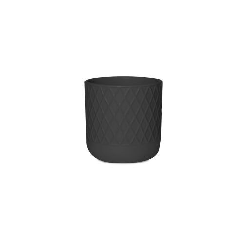 Diamond Carnival Pot Black D9 - Botanical Creations